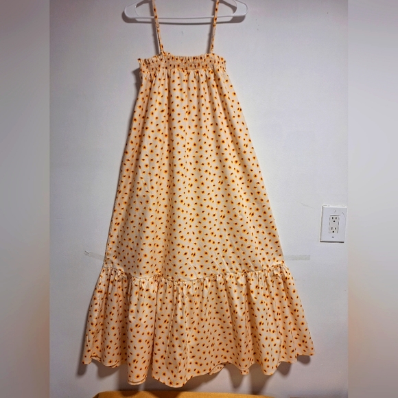 WeWoreWhat | Dresses | We Wore What Smocked Midi Ditsy Daisies Dress ...